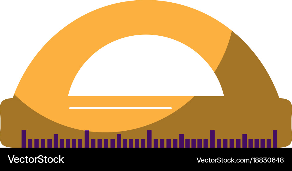 Ruler math measuring icon image Royalty Free Vector Image