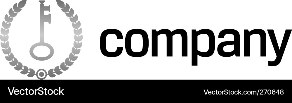 Safety key logo Royalty Free Vector Image - VectorStock