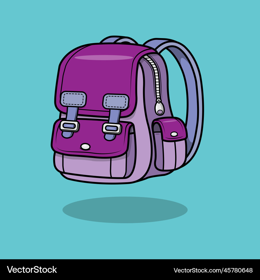 School bag Royalty Free Vector Image - VectorStock