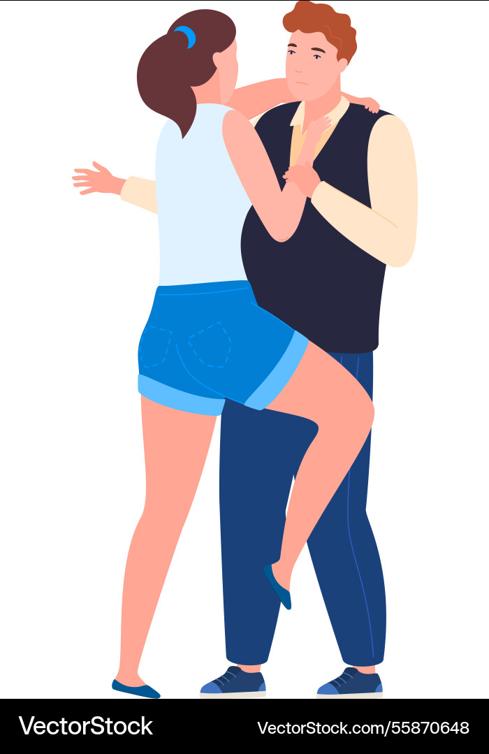 Showing workplace harassment Royalty Free Vector Image