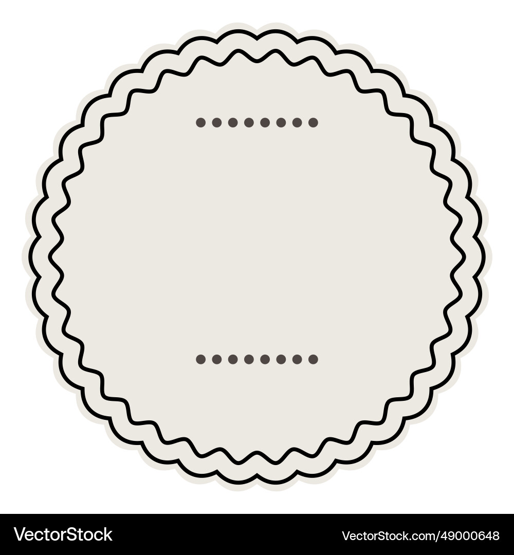Simple label badge Royalty Free Vector Image - VectorStock