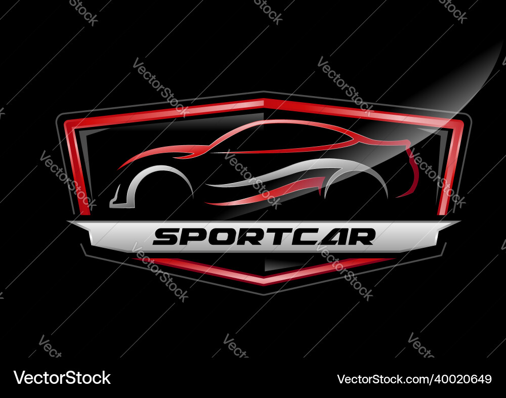 Automotive modern logo car service automoti Vector Image