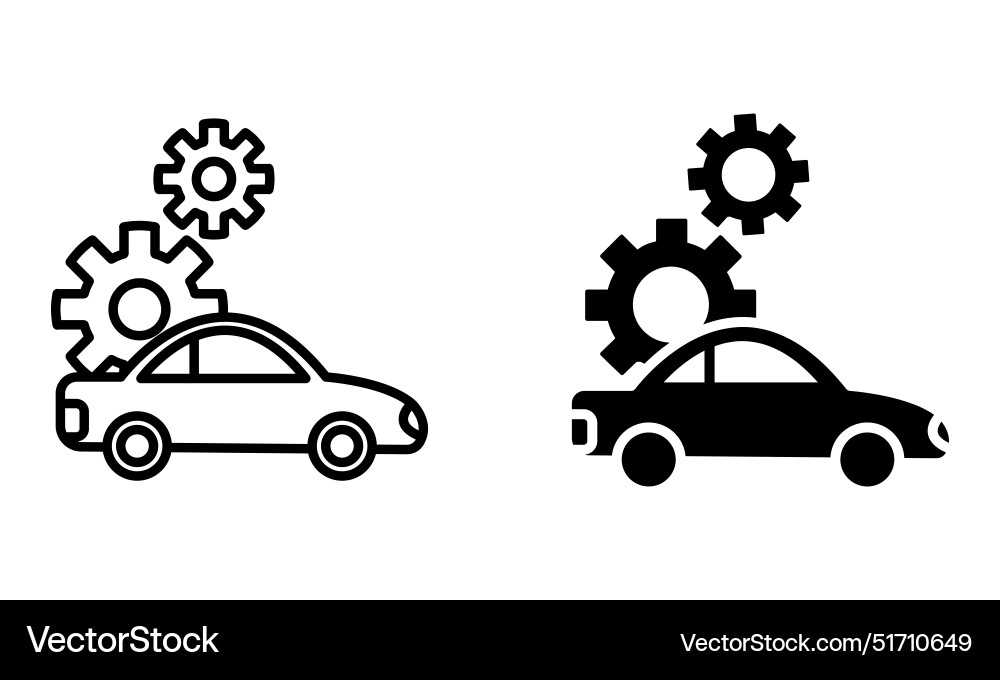 Car mechanic and reparation icon Royalty Free Vector Image Car mechanic and reparation icon Royalty Free Vector Image
