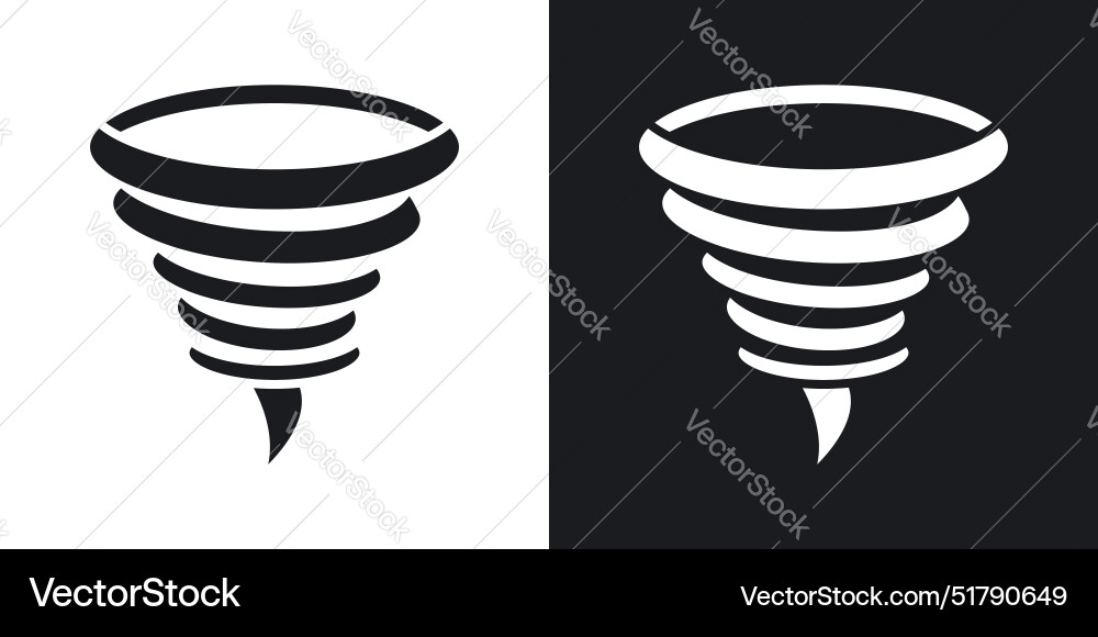 Tornado icon Royalty Free Vector Image - VectorStock