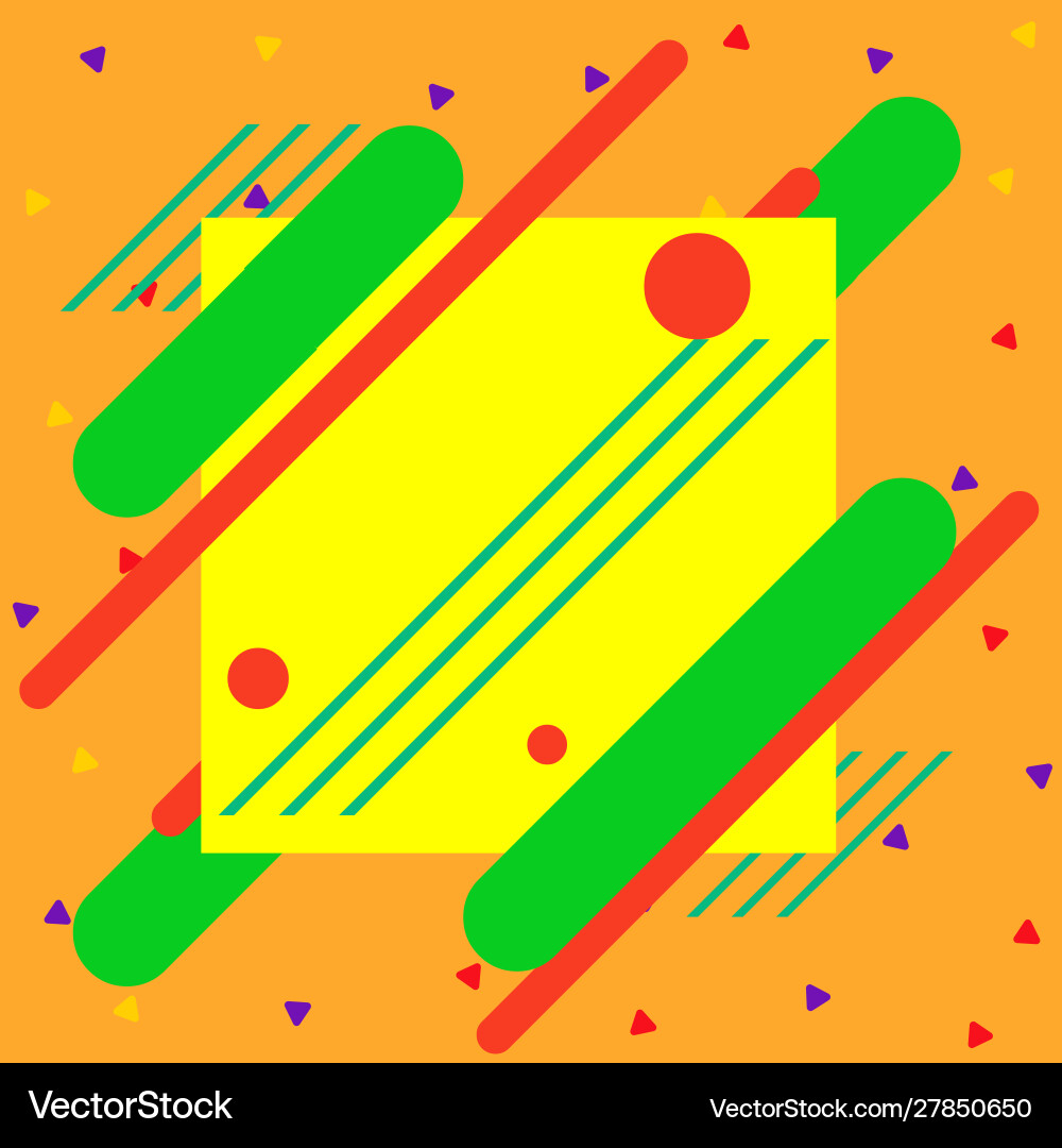 Asymmetrical unequal shaped form format Royalty Free Vector