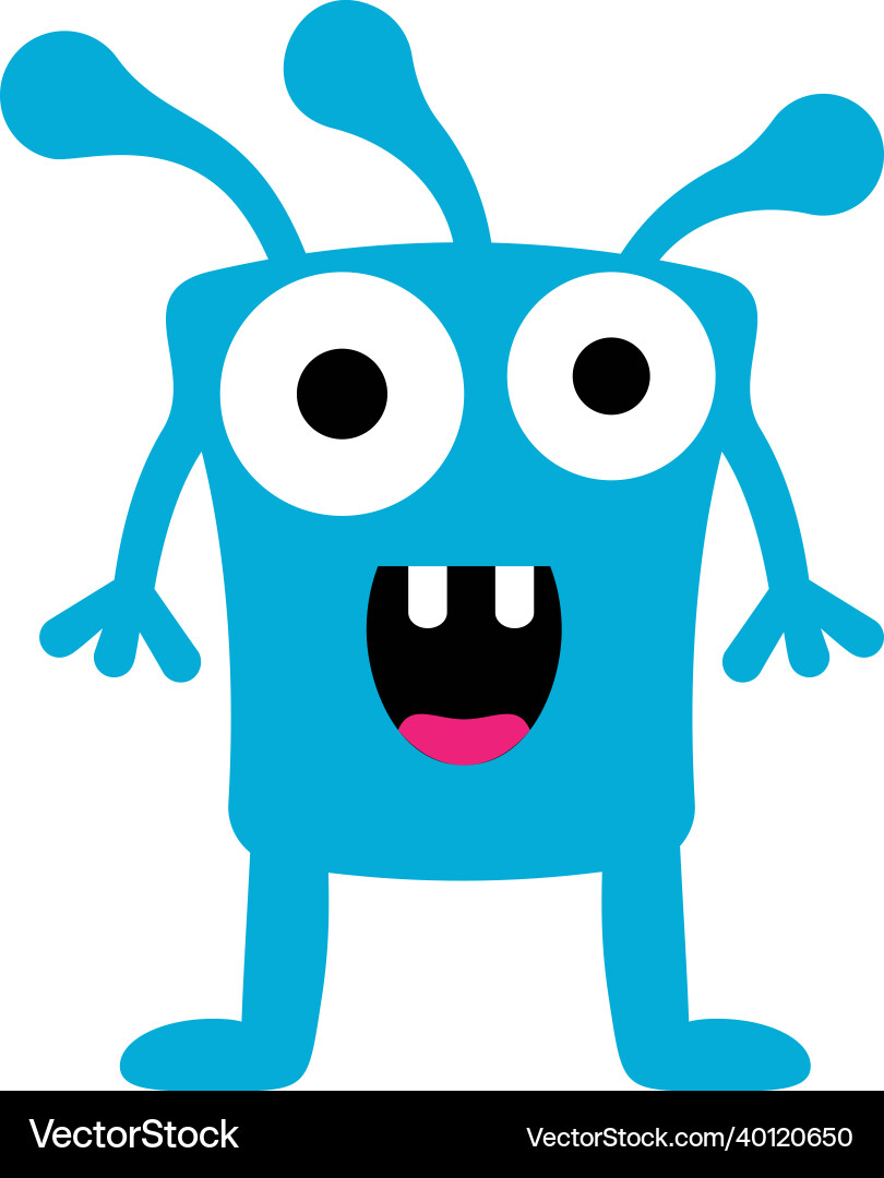 Cartoon monster Royalty Free Vector Image - VectorStock