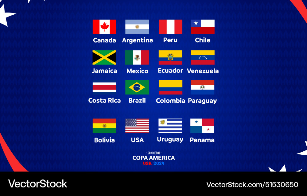 Copa-america4 Royalty Free Vector Image - VectorStock