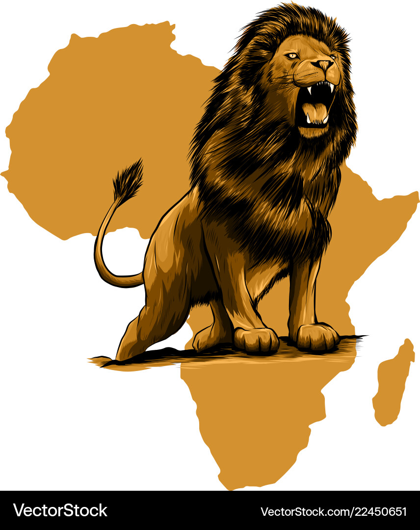 Leaping Lion Logo Vector Images (40)