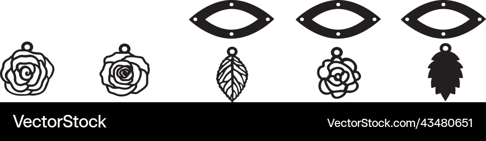 Foot anklet designs Royalty Free Vector Image - VectorStock