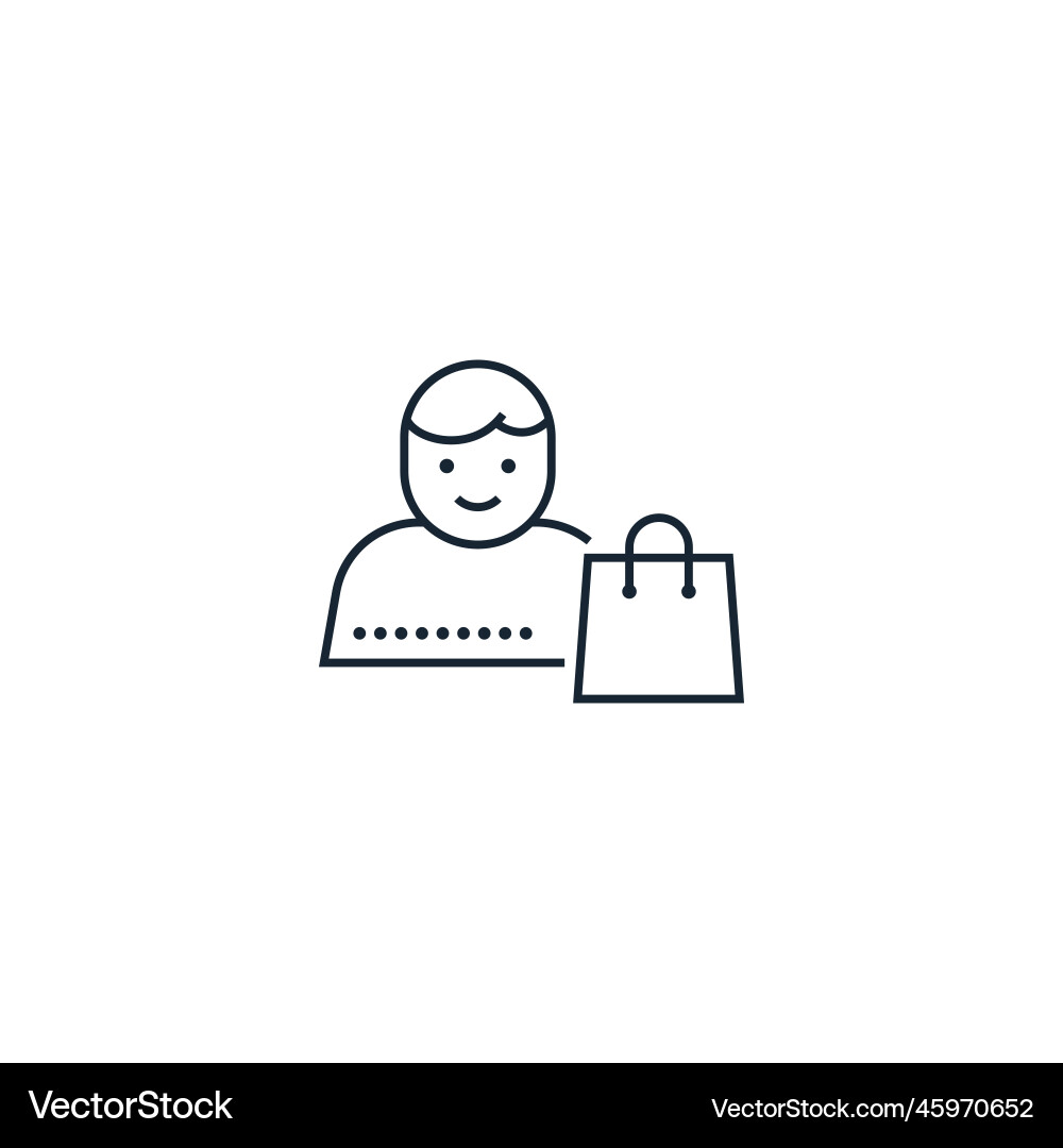 Customer creative icon from delivery icons Vector Image