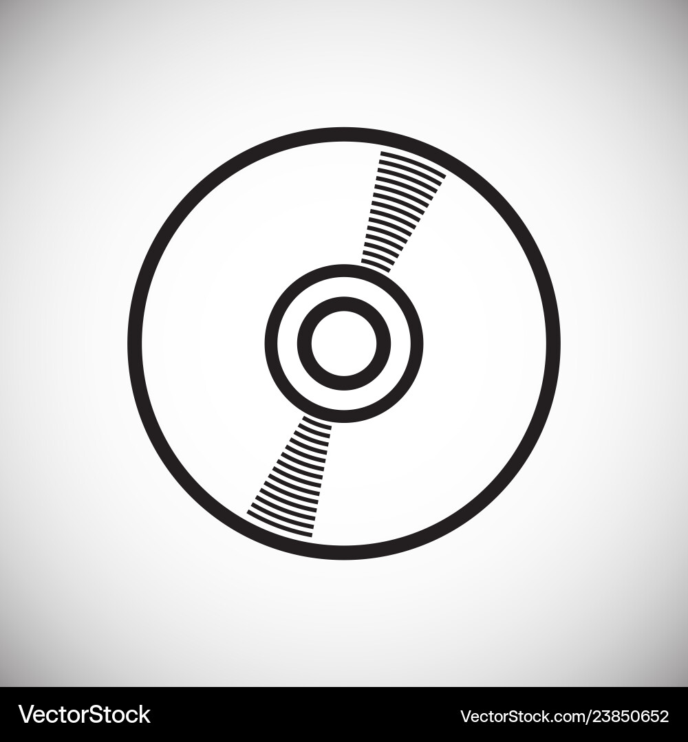 Data storage device icon on white background Vector Image