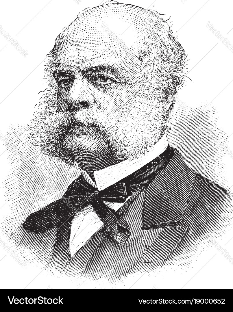 Allgemeine Ambrose jeett Burnside Vintage Vektorbild