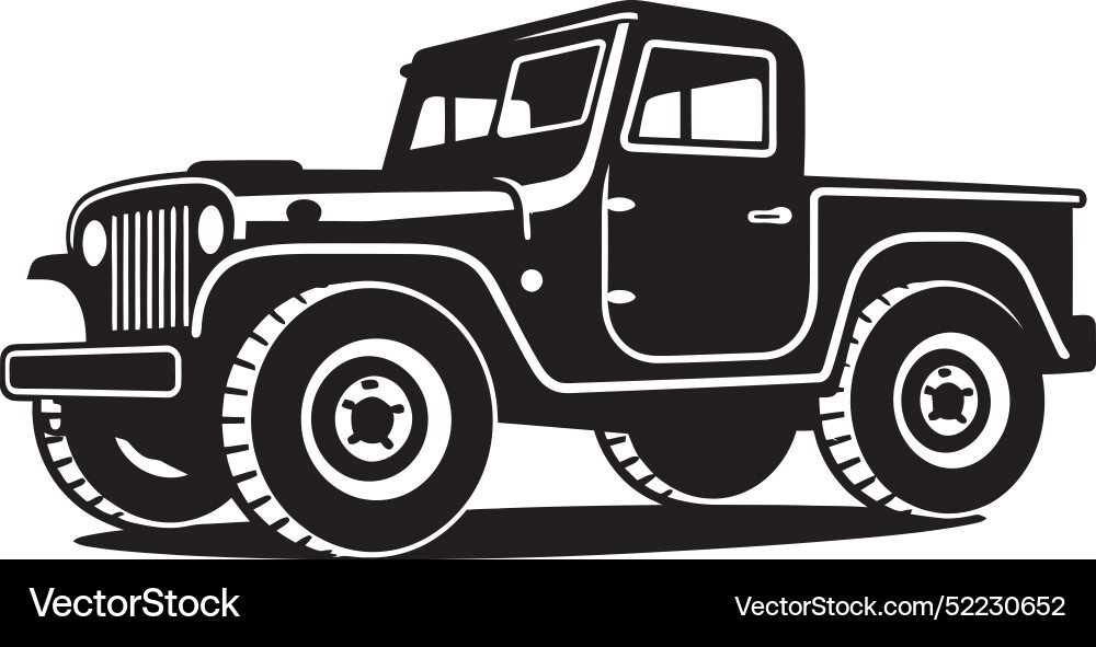 Jeep life art collection customize your logoc Vector Image