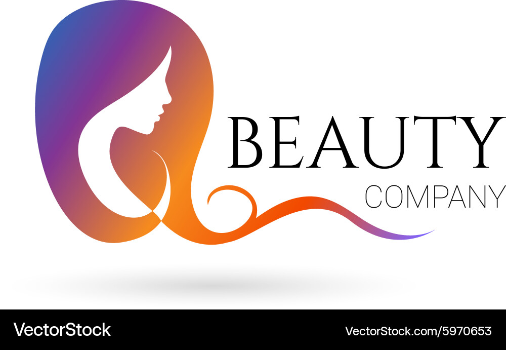 Beauty company logo Royalty Free Vector Image - VectorStock