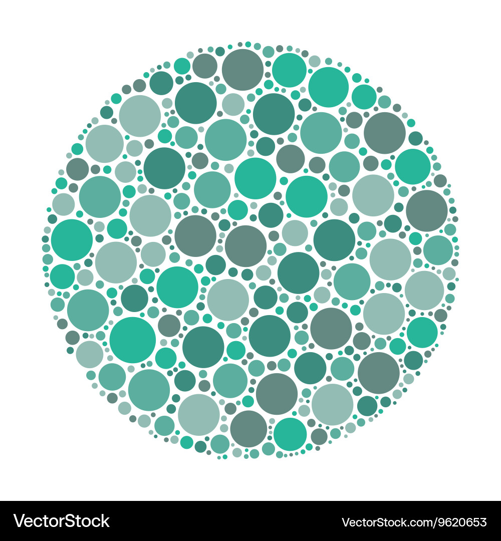Circle of dots Royalty Free Vector Image - VectorStock