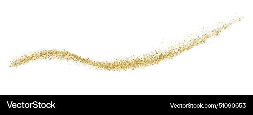 Gold glitter texture Royalty Free Vector Image