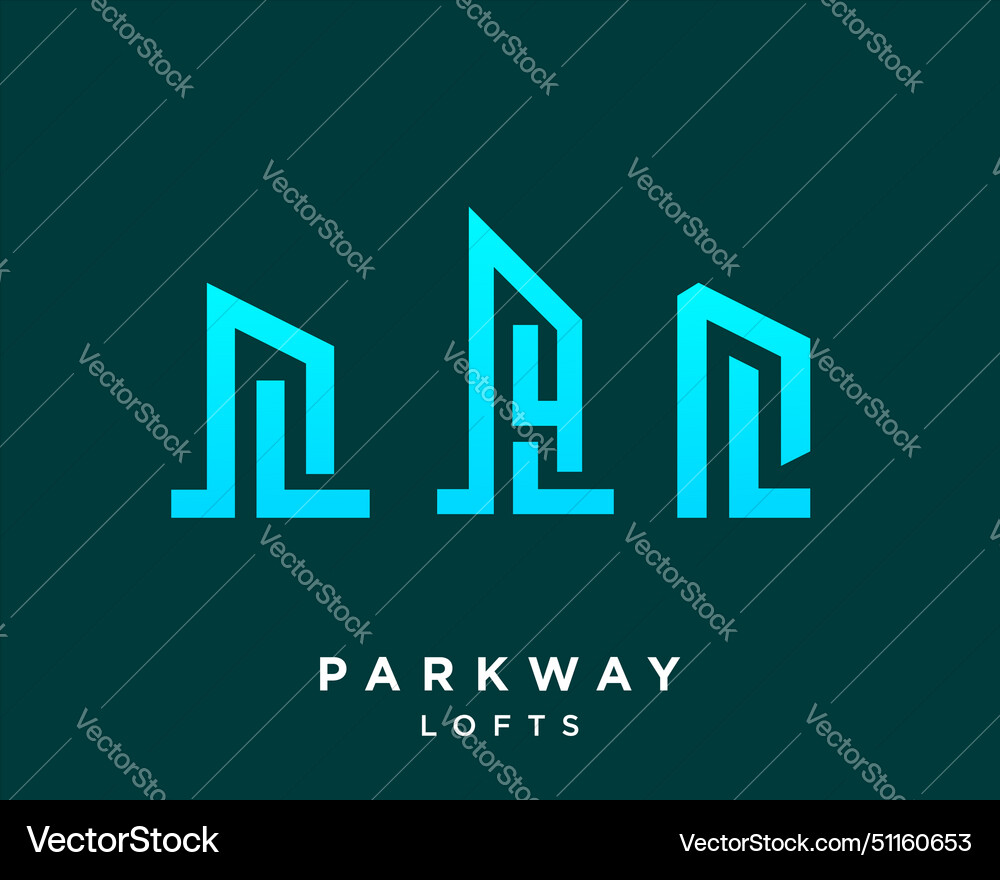 Pl logo Royalty Free Vector Image - VectorStock