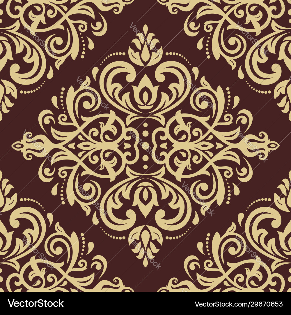 Seamless orient background Royalty Free Vector Image
