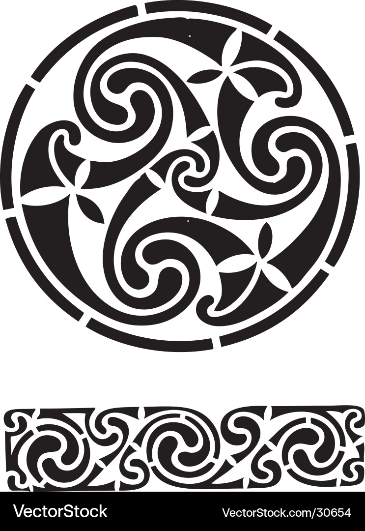 Celtic Knotwork Pattern Royalty Free Vector Image