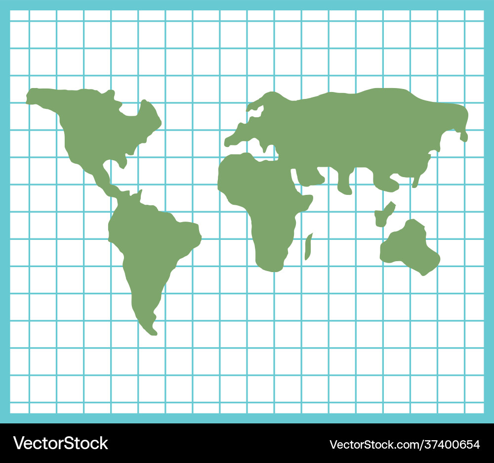 Globe map geography Royalty Free Vector Image - VectorStock