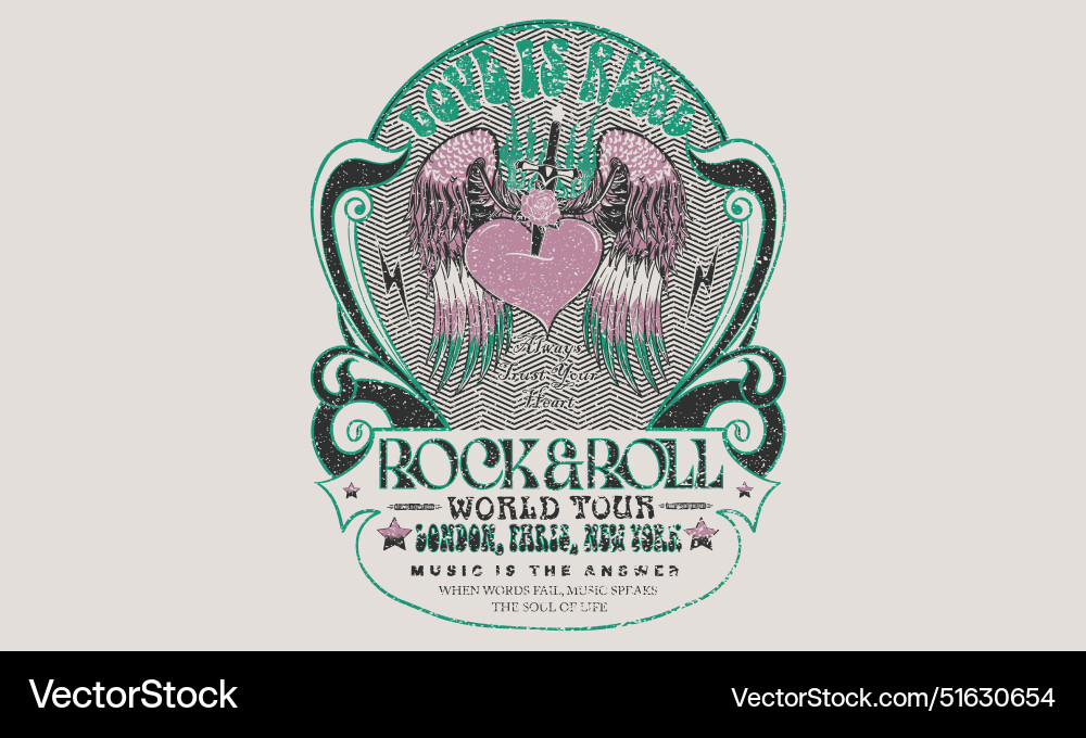 Love is real heart with knife artwork Royalty Free Vector