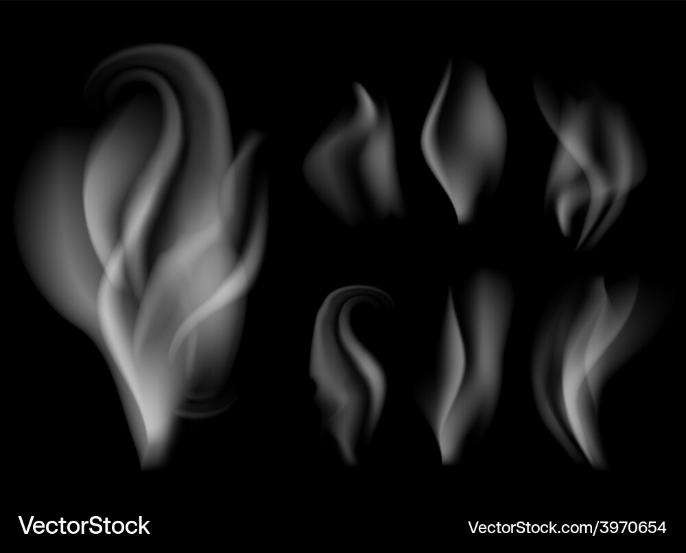 Smoke Royalty Free Vector Image - VectorStock