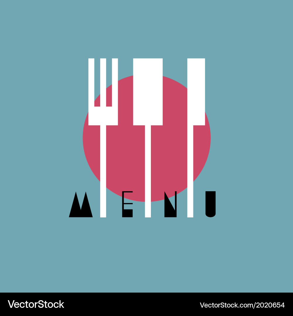 Stylish restaurant menu design in asian style Vector Image