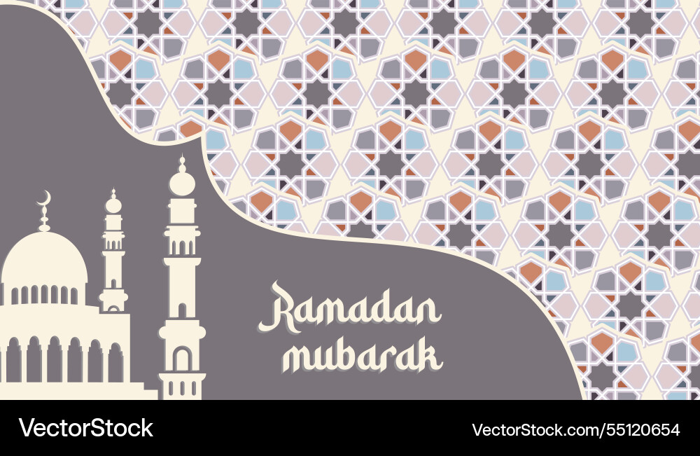 Web background design islamic Royalty Free Vector Image