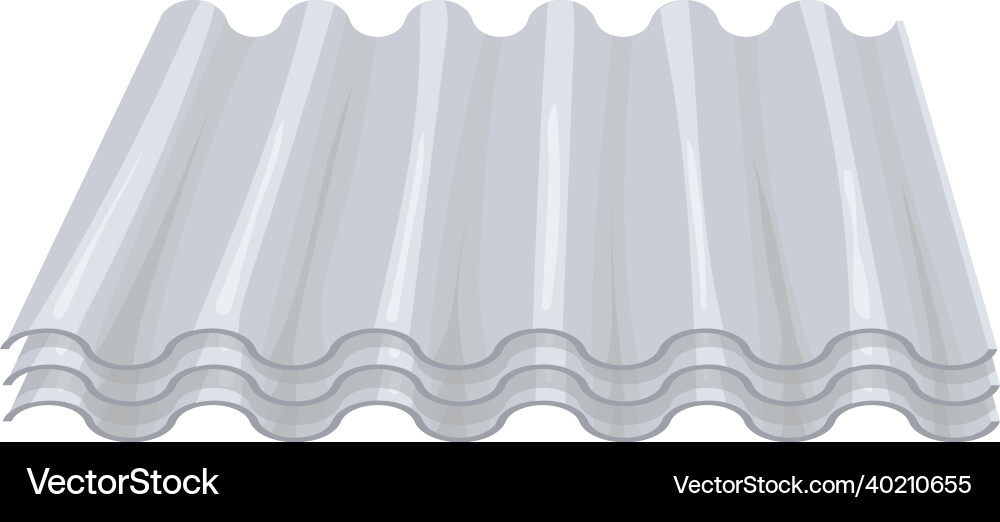 Galvanized Metal Roofing Sheets Royalty Free Vector Image