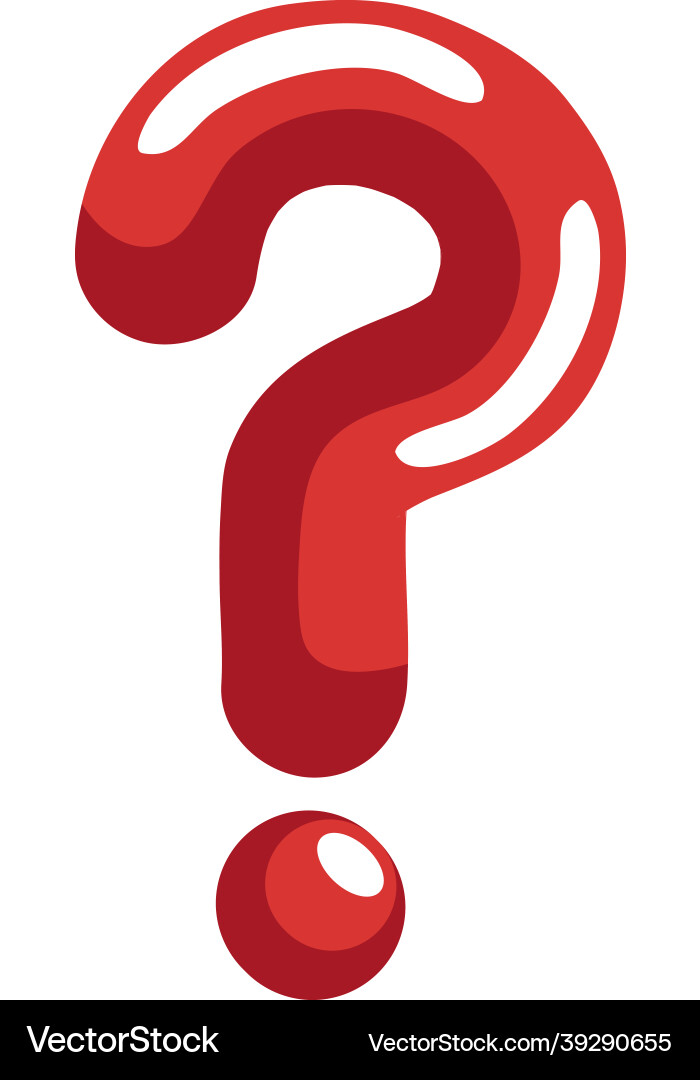 Frage Mark Icon Lizenzfreies Vektorbild - VectorStock