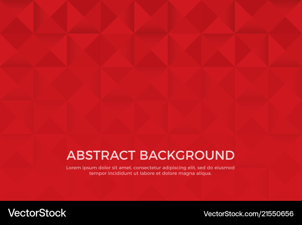 Abstract Red Geometric Background Royalty Free Vector Image