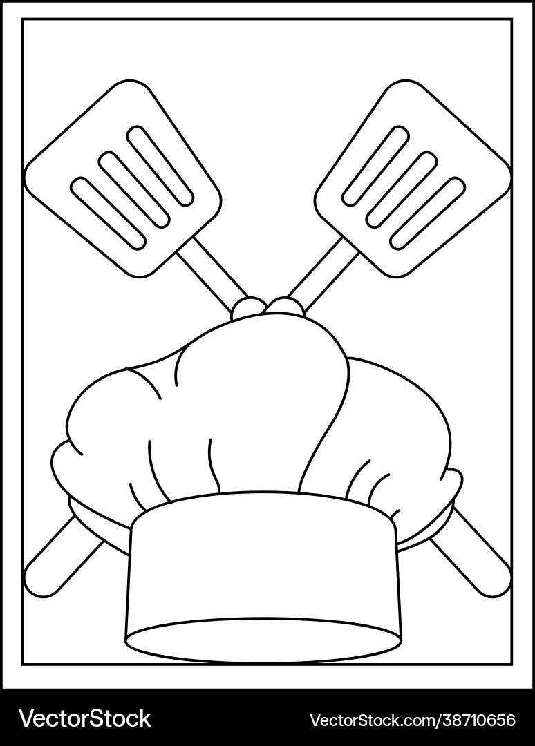 Cooking cap Royalty Free Vector Image - VectorStock