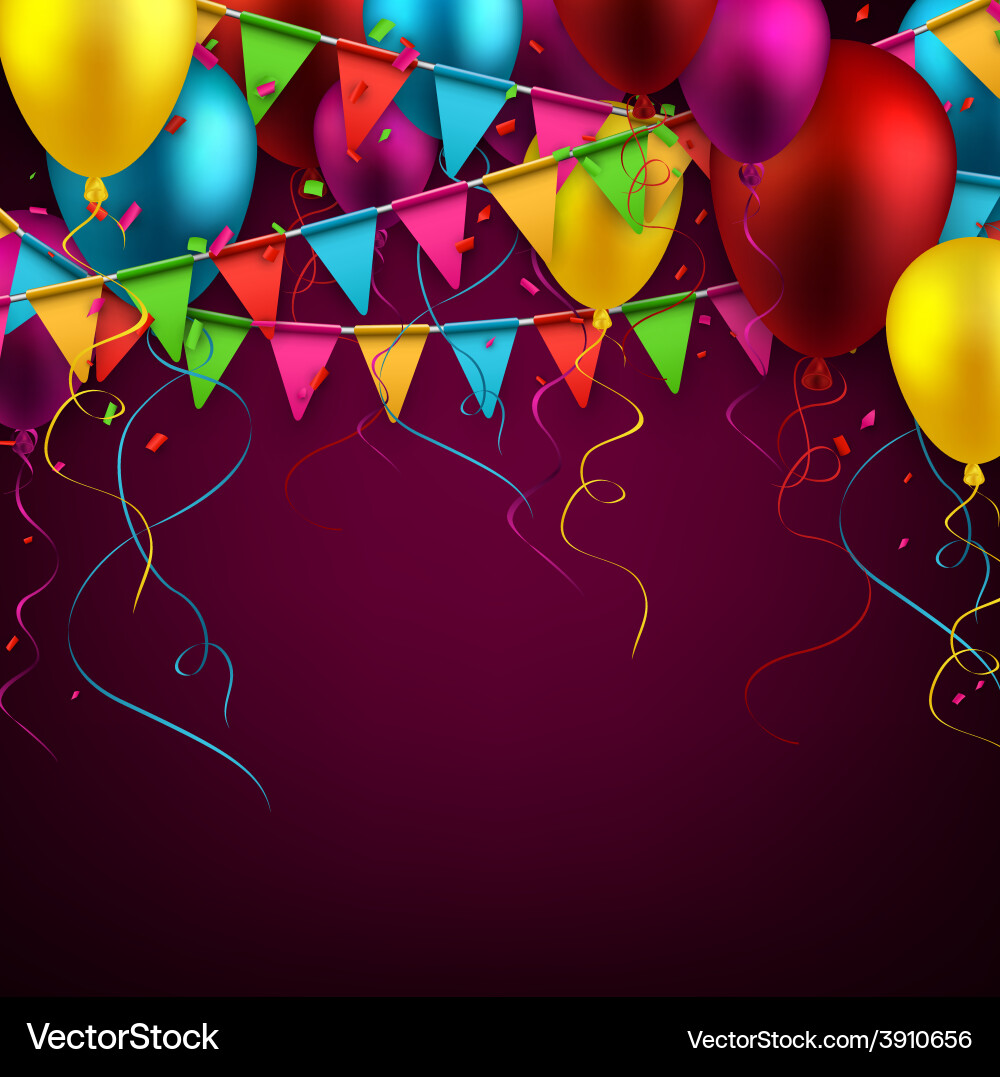 Party celebration background Royalty Free Vector Image