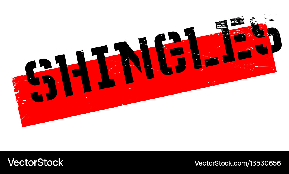 Shingles rubber stamp Royalty Free Vector Image