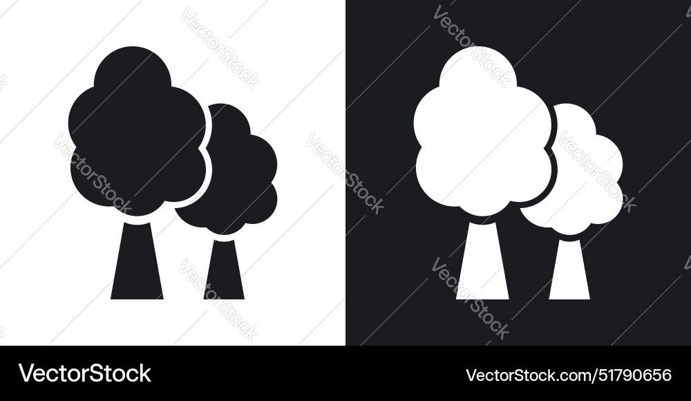Trees icon Royalty Free Vector Image - VectorStock