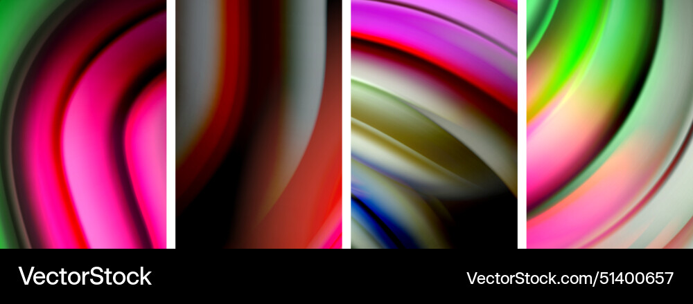 Blurred color line backgrounds Royalty Free Vector Image