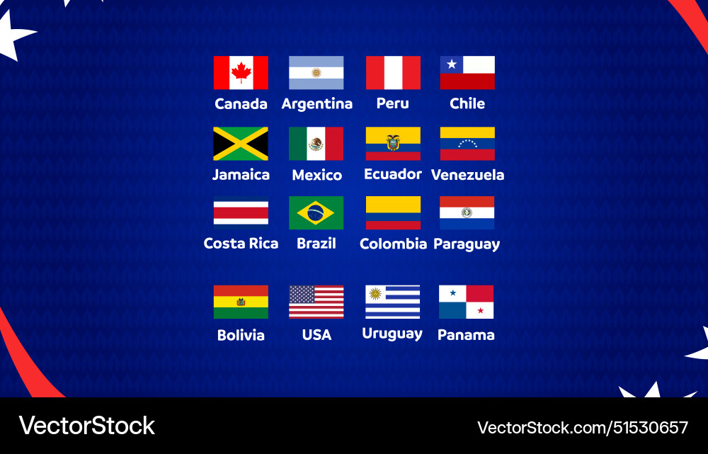 Copa-america4 Royalty Free Vector Image - VectorStock