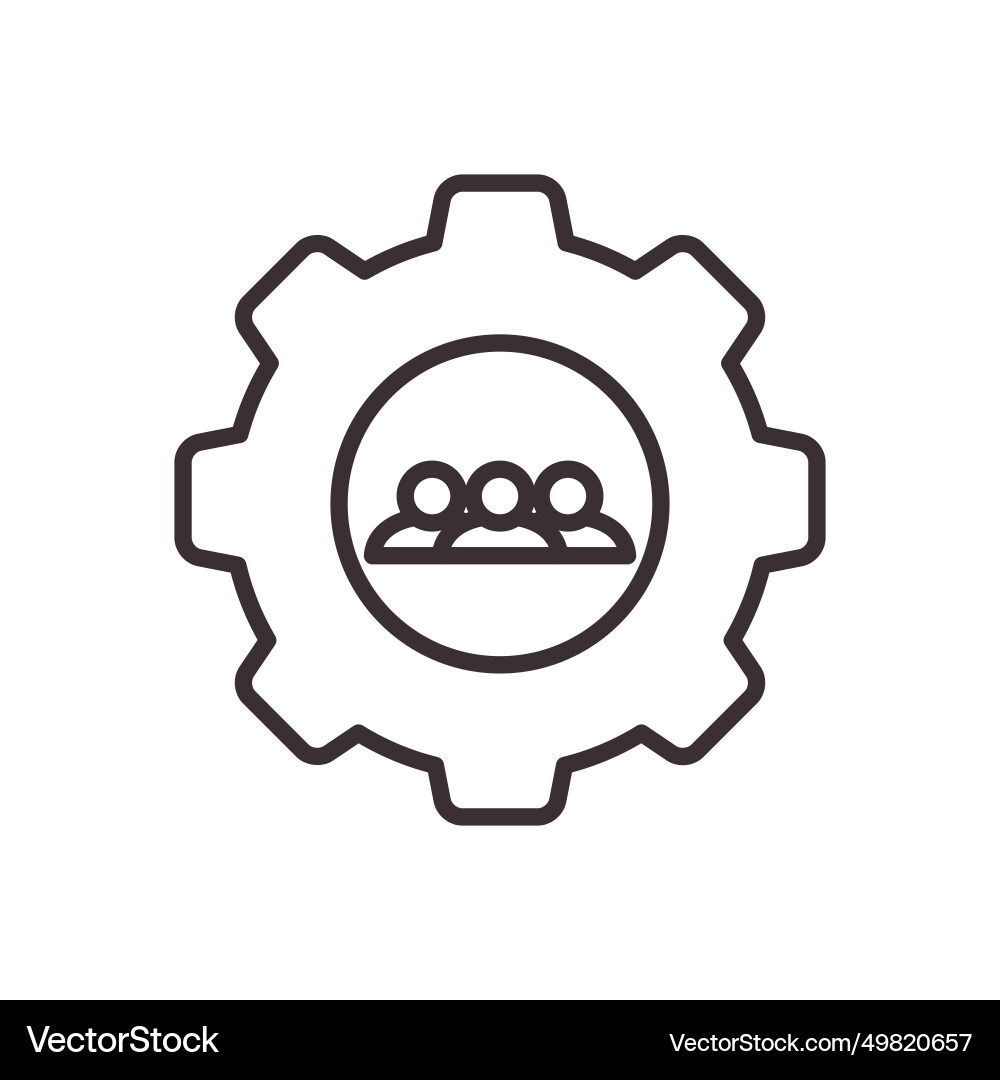 People communication icon logo design Royalty Free Vector