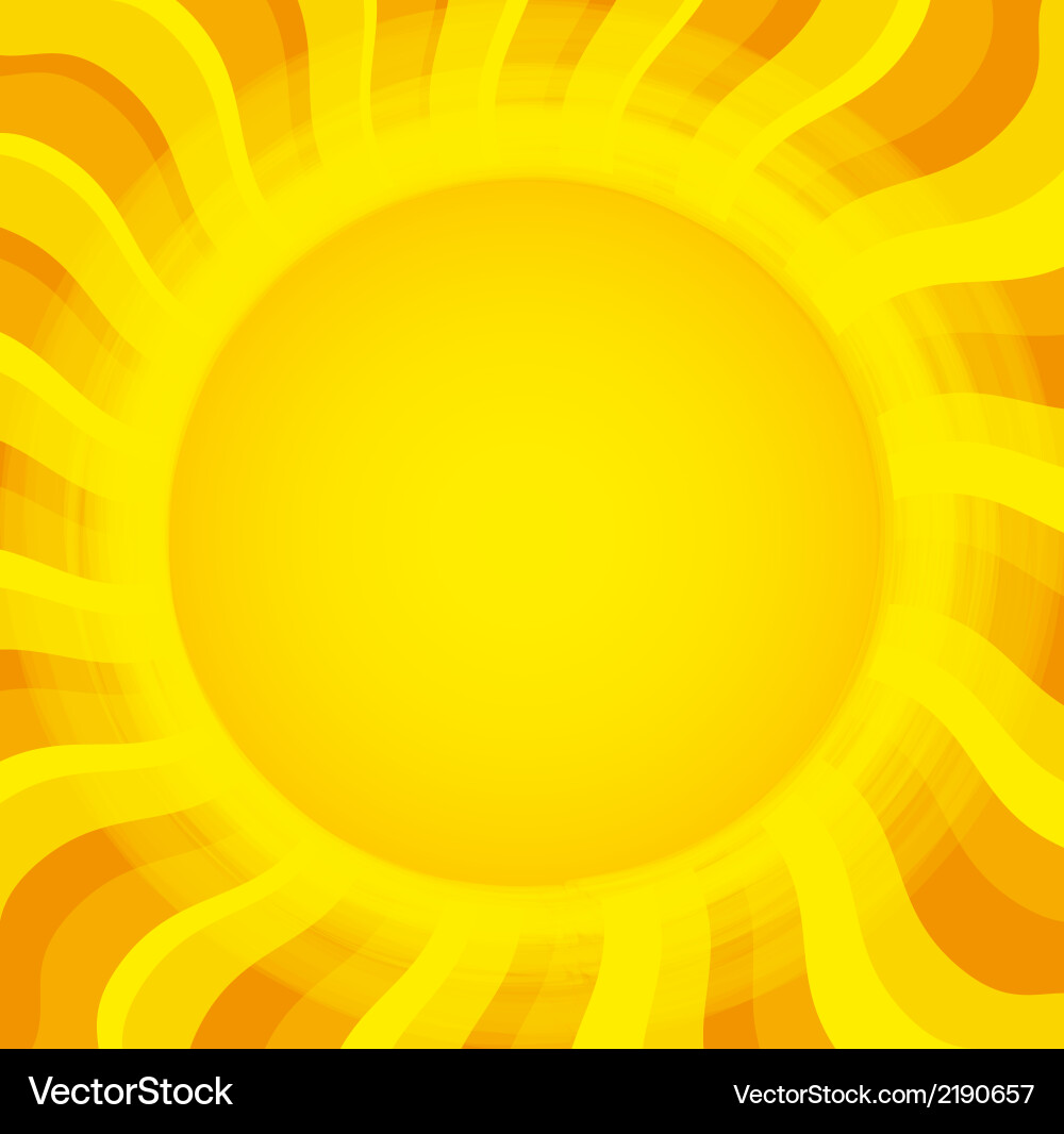 Radiant Summer Sunshine Royalty Free Vector Image