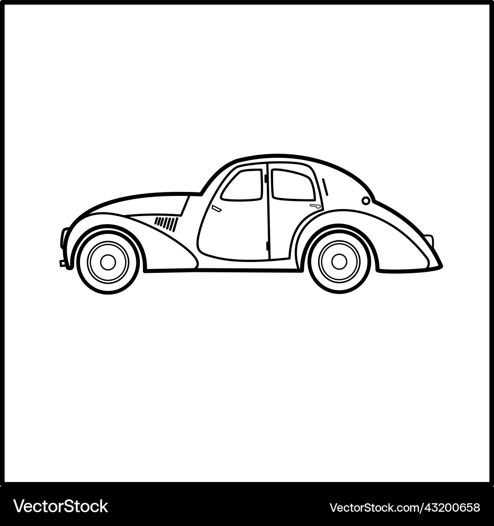 Auto Lizenzfreies Vektorbild - VectorStock