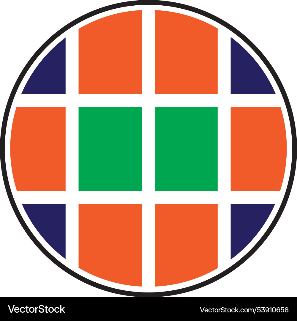 House windows logo icon pro modern web Royalty Free Vector