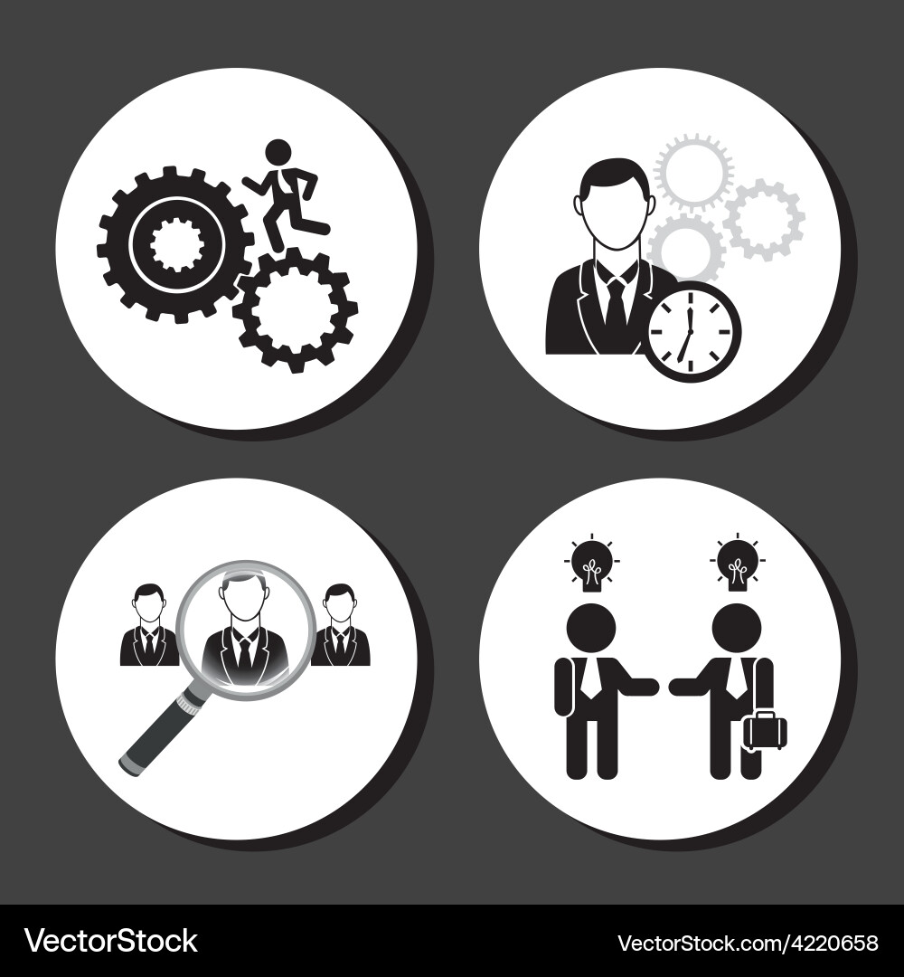 Teamwork people Royalty Free Vector Image - VectorStock