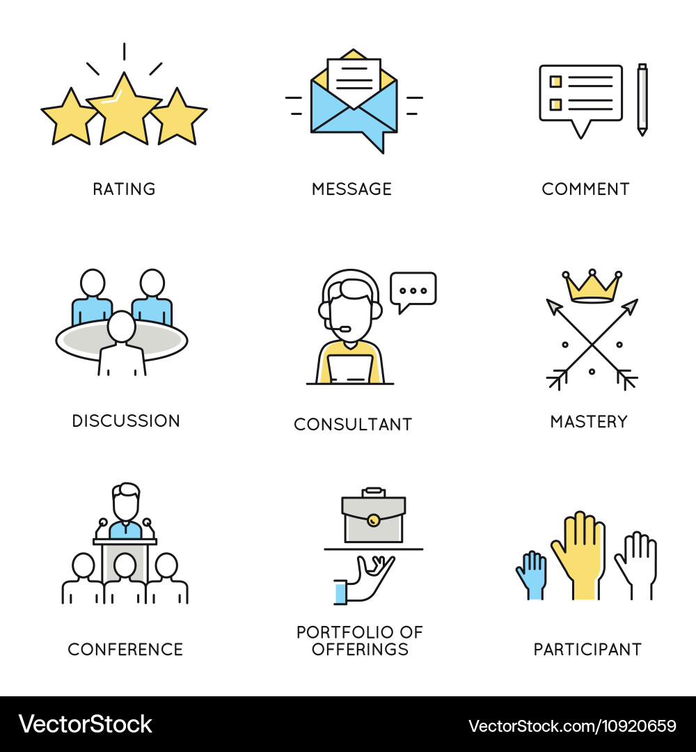 Business corporate management employee - 2 Vector Image