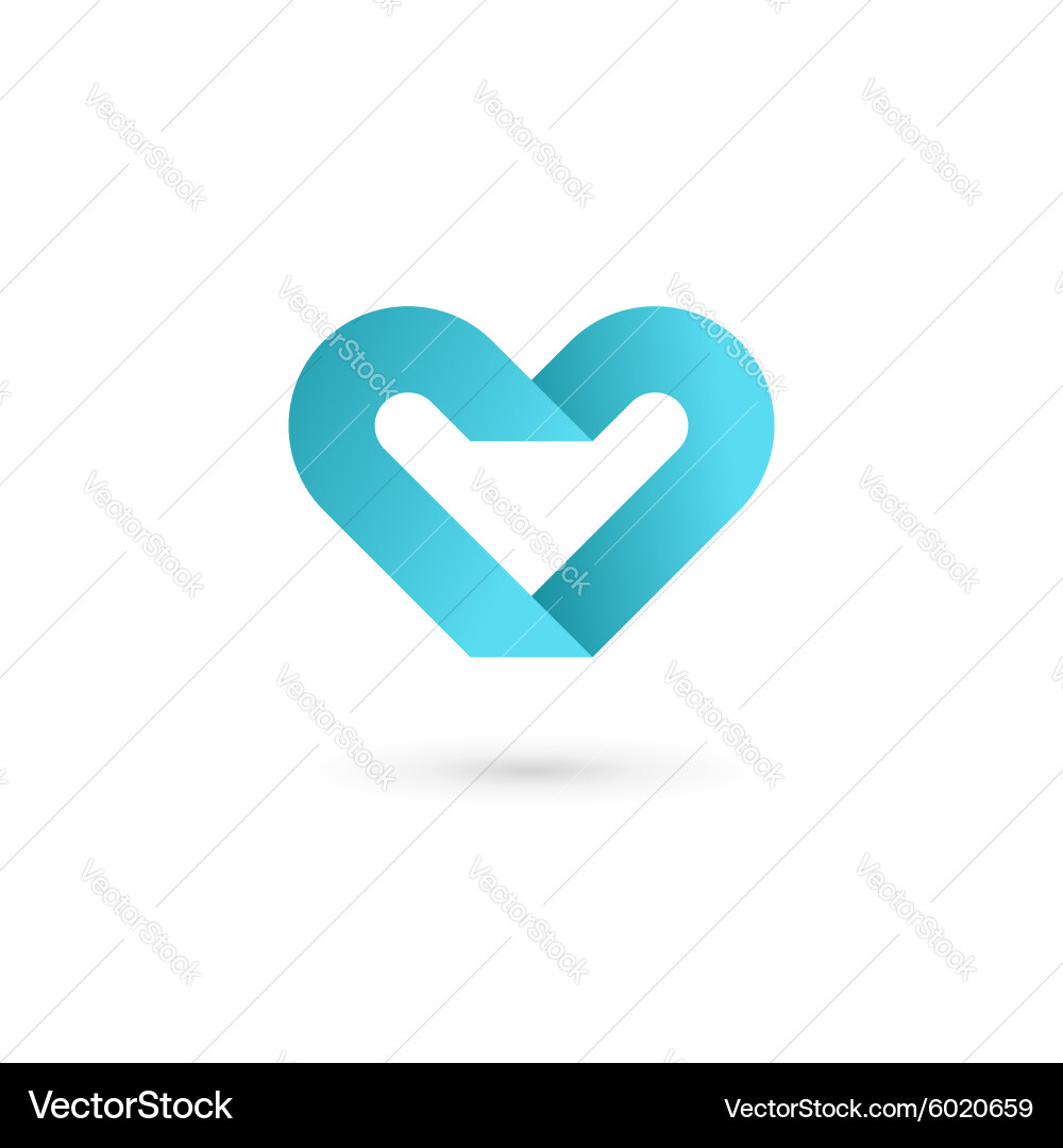 Letter V Heart Symbol Vector Images (over 690)