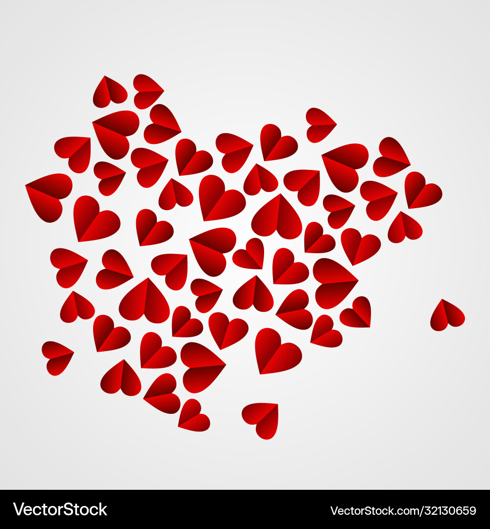 Hearts set Royalty Free Vector Image - VectorStock