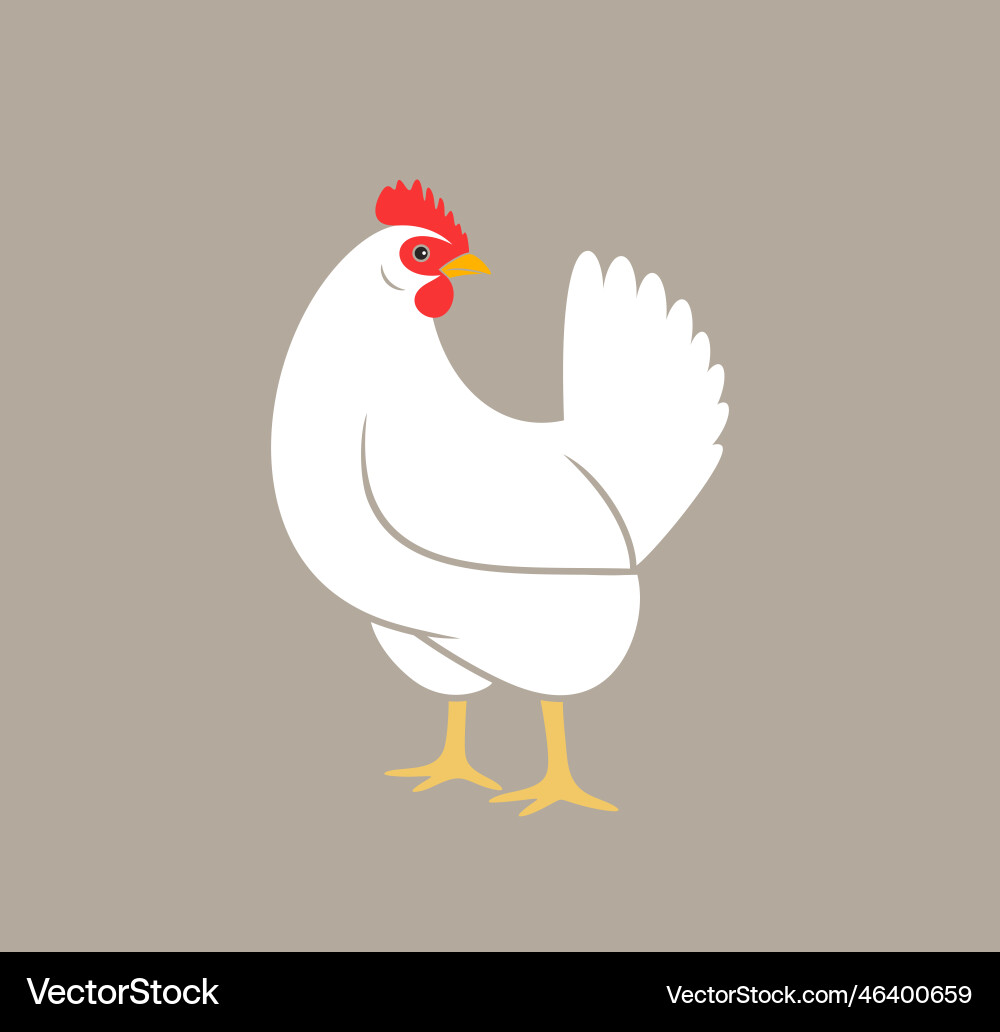 Hen Royalty Free Vector Image - VectorStock