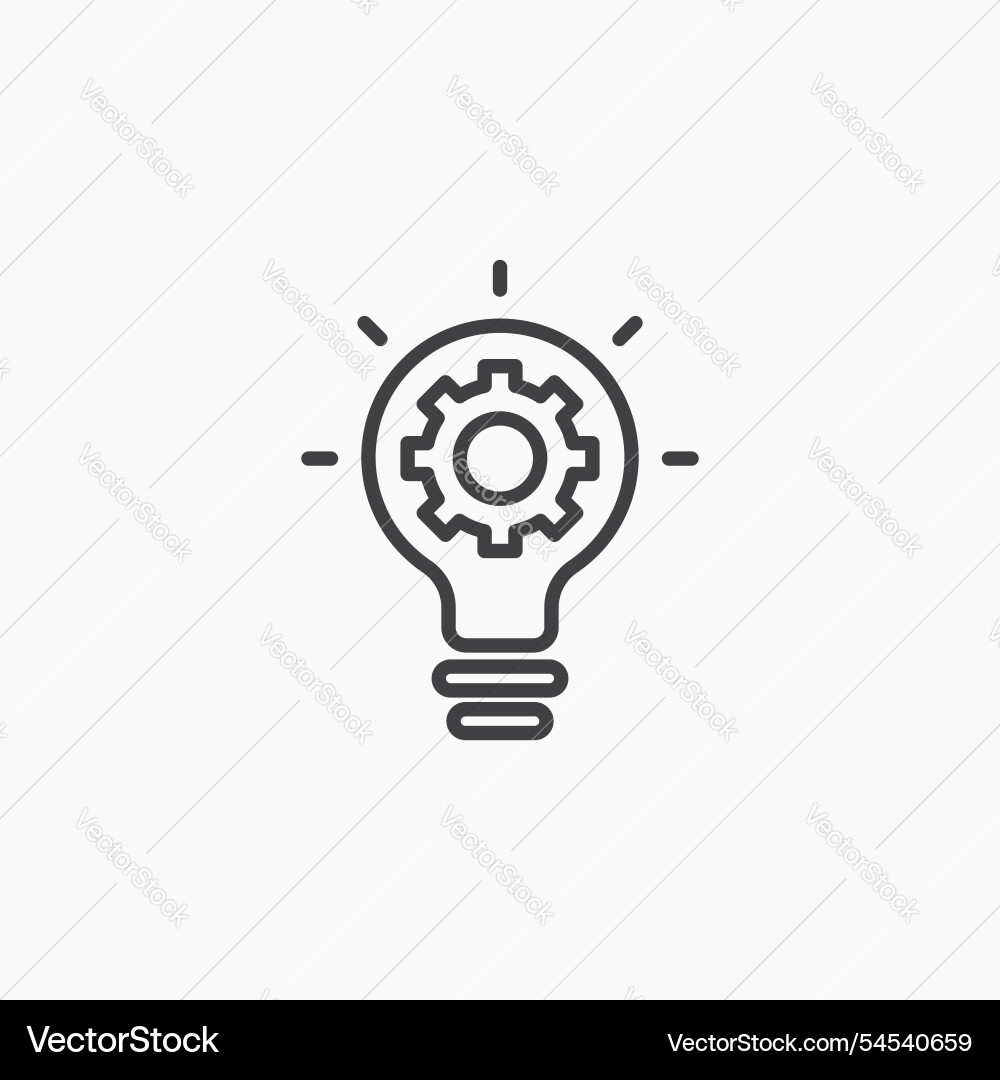 Innovation icon Royalty Free Vector Image - VectorStock