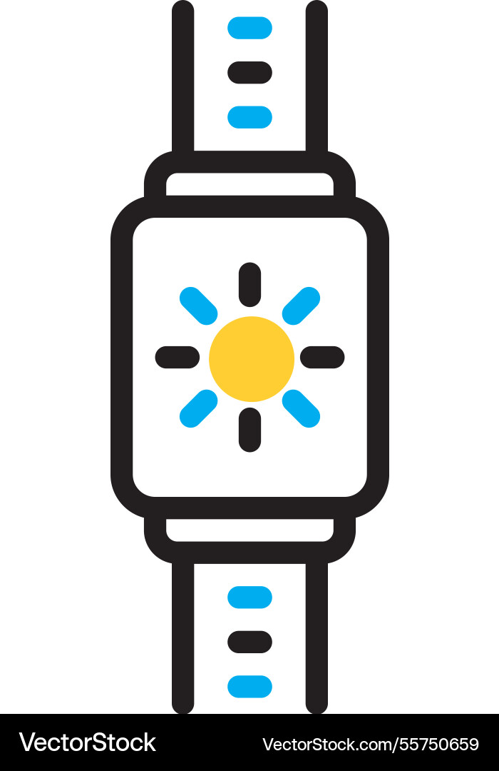 Smartwatch Royalty Free Vector Image - VectorStock