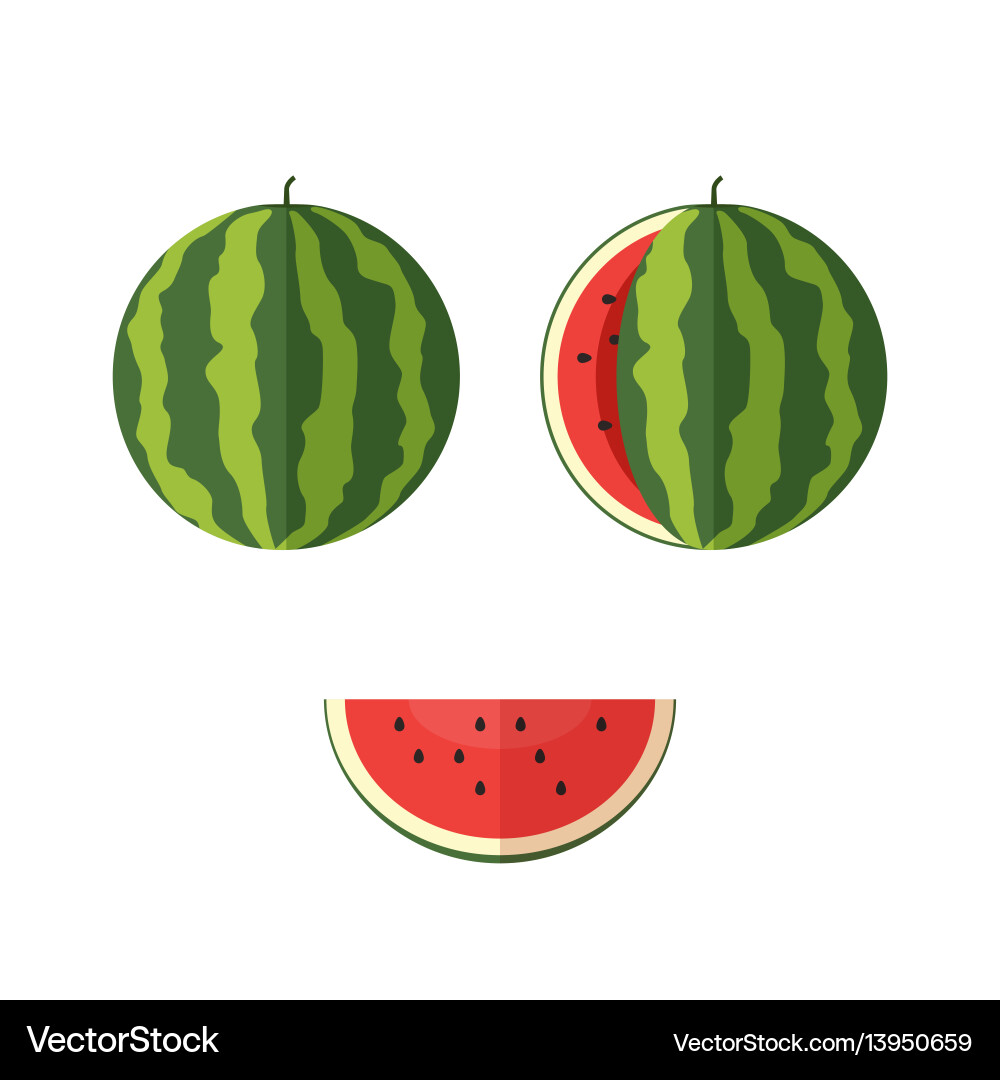 Watermelon Royalty Free Vector Image - VectorStock