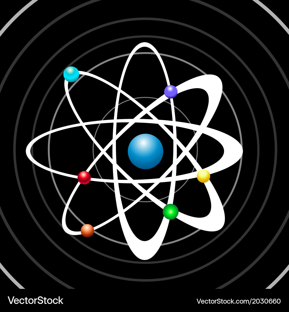 Atom Royalty Free Vector Image - VectorStock